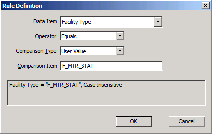 Setting Facility Filter